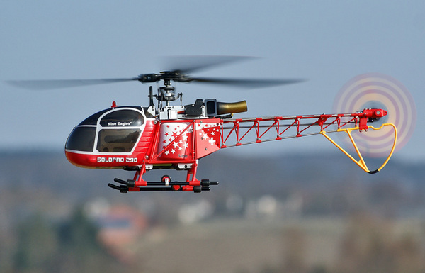 Вертолет Nine Eagles Solo PRO 290 Lama 2.4 GHz (Red RTF Version) (Solo ...